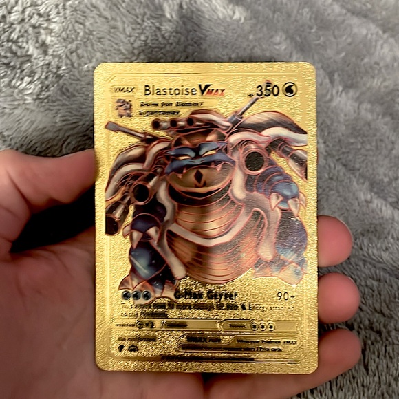 Toys | Good Condition Gold Blastoise Vmax | Poshmark